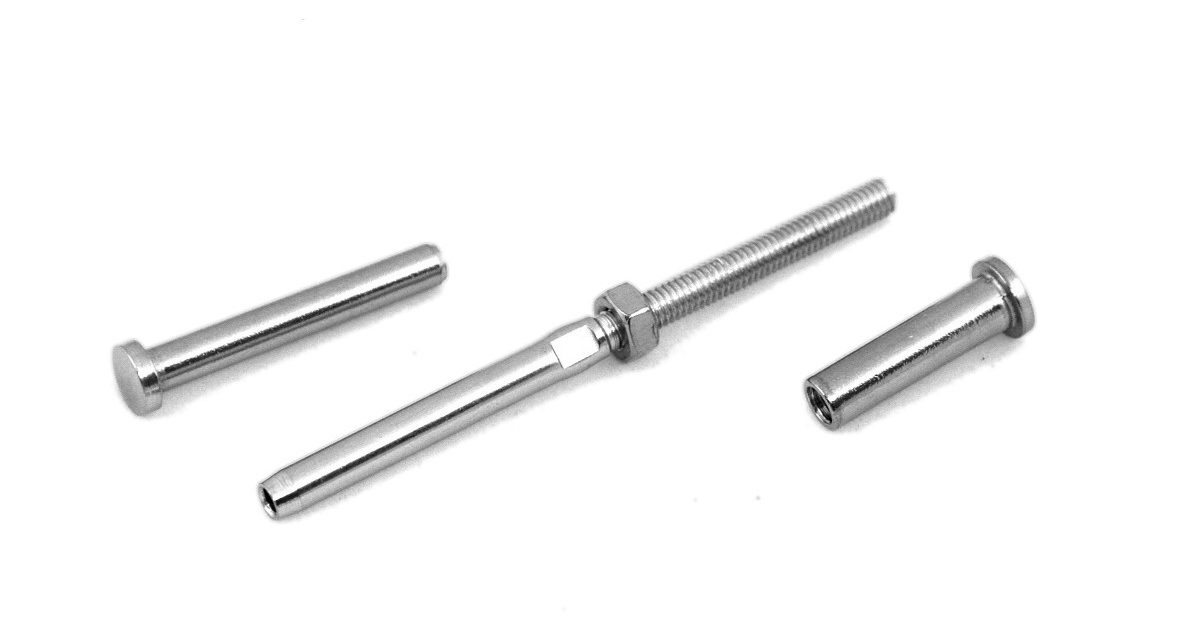 Swage Bolt Hex Adjuster Button End Stopper SR