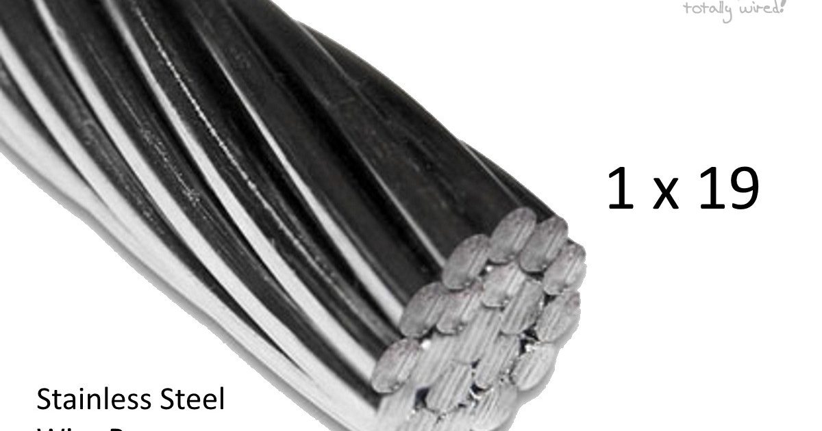 1×19 Stainless Steel Wire Rope G316 Specifications