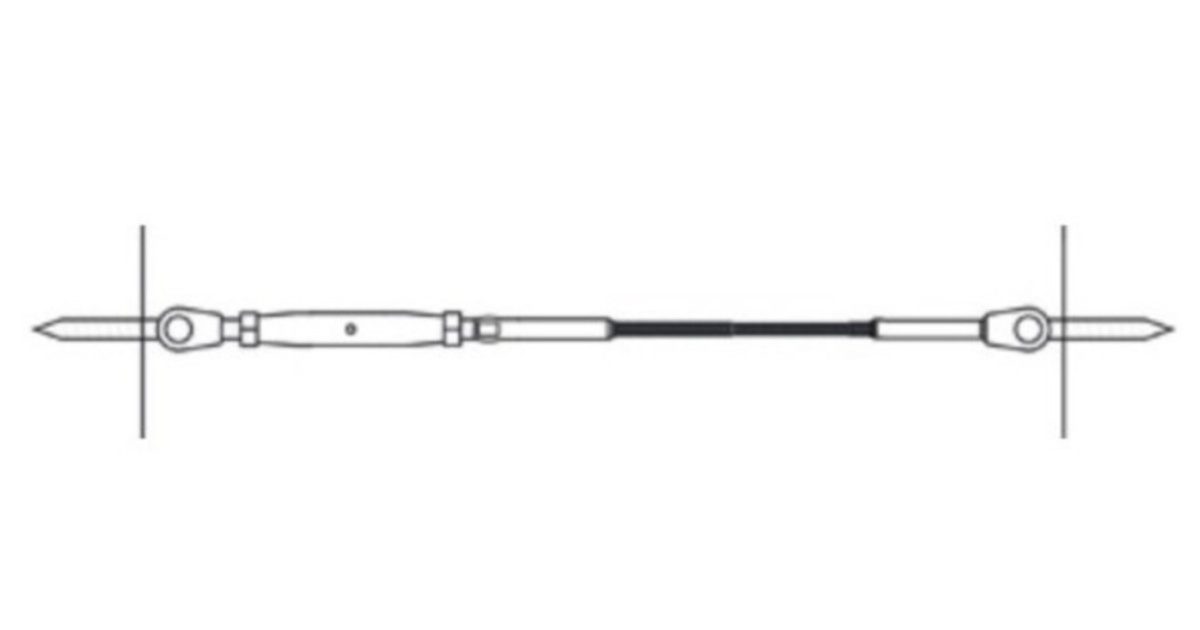 Jaw Swage Rigging Screw Fork Terminal Long Screw Eye SRTT