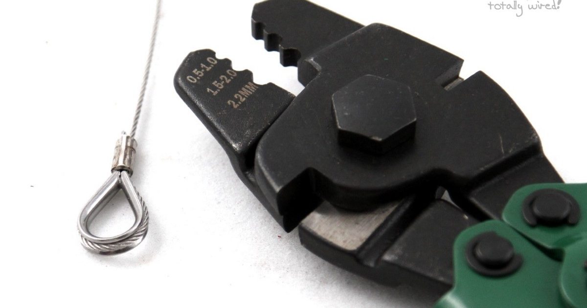 Manual Swaging – Coated Cable
