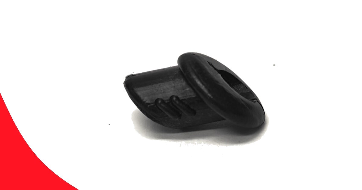 Black Nylon Angle 2 Piece Grommets