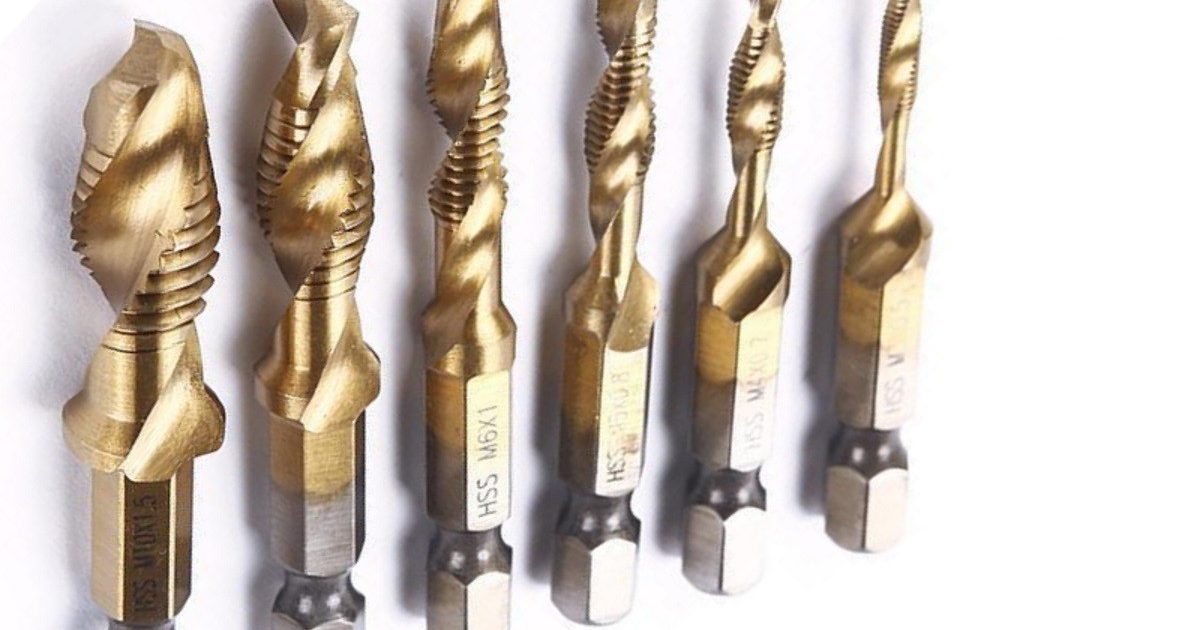 Combination Drill Tap Sets TiN HSS ALL SIZES