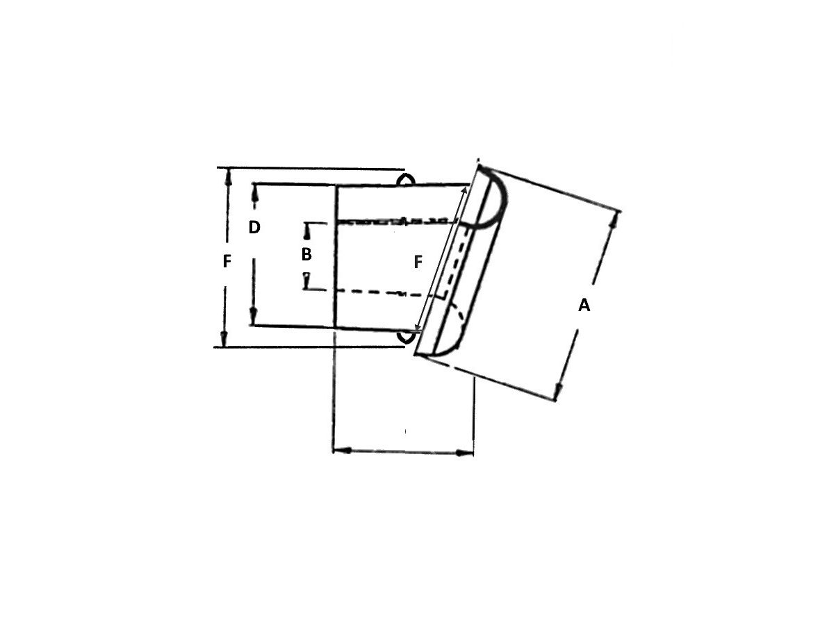 Grey Nylon Angle 2 Piece Grommets
