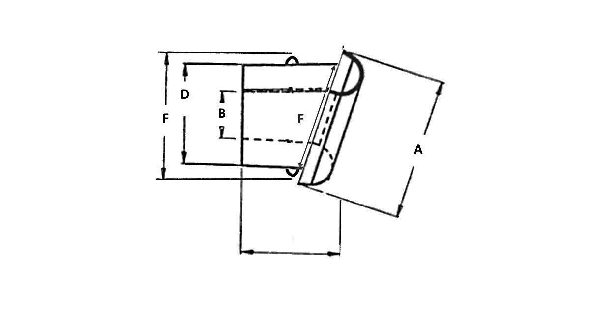 Grey Nylon Angle 2 Piece Grommets