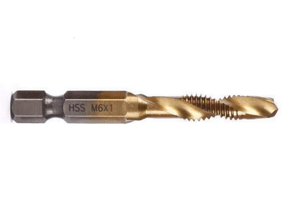 Combination Drill Tap M6 TiN HSS TRADE PACKS
