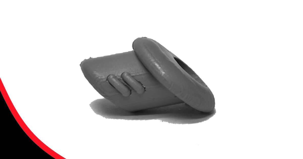 Grey Nylon Angle 2 Piece Grommets