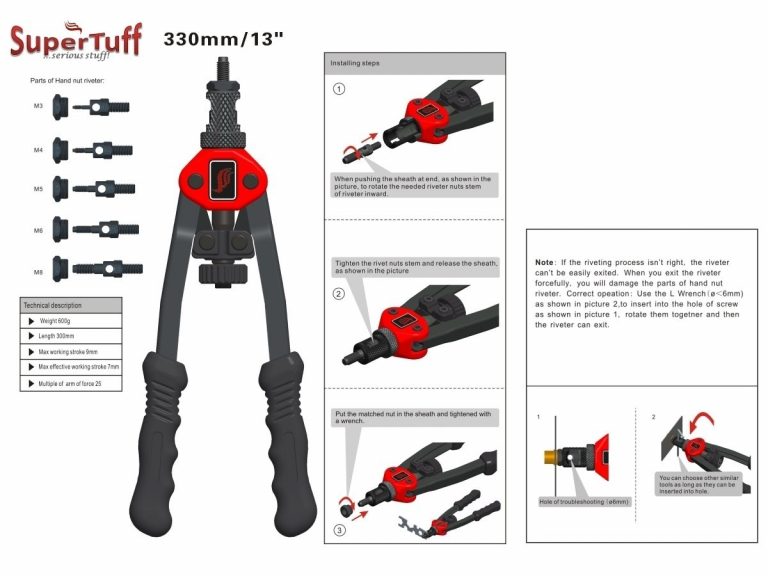 Heavy Duty Nutsert Tool