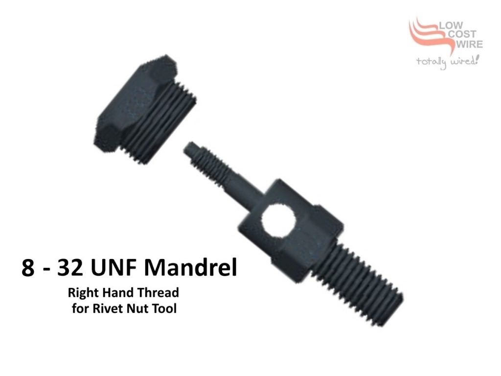 Nutsert Mandrel Imperial ALL SIZES