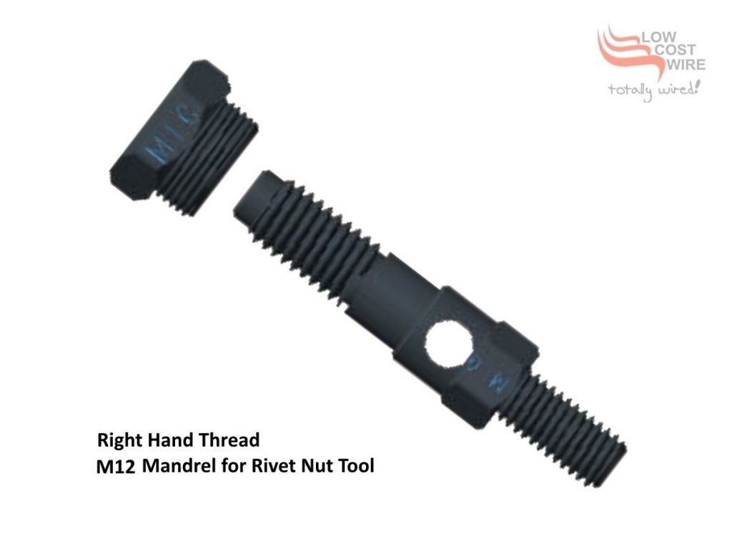 Nutsert Mandrel Metric ALL SIZES