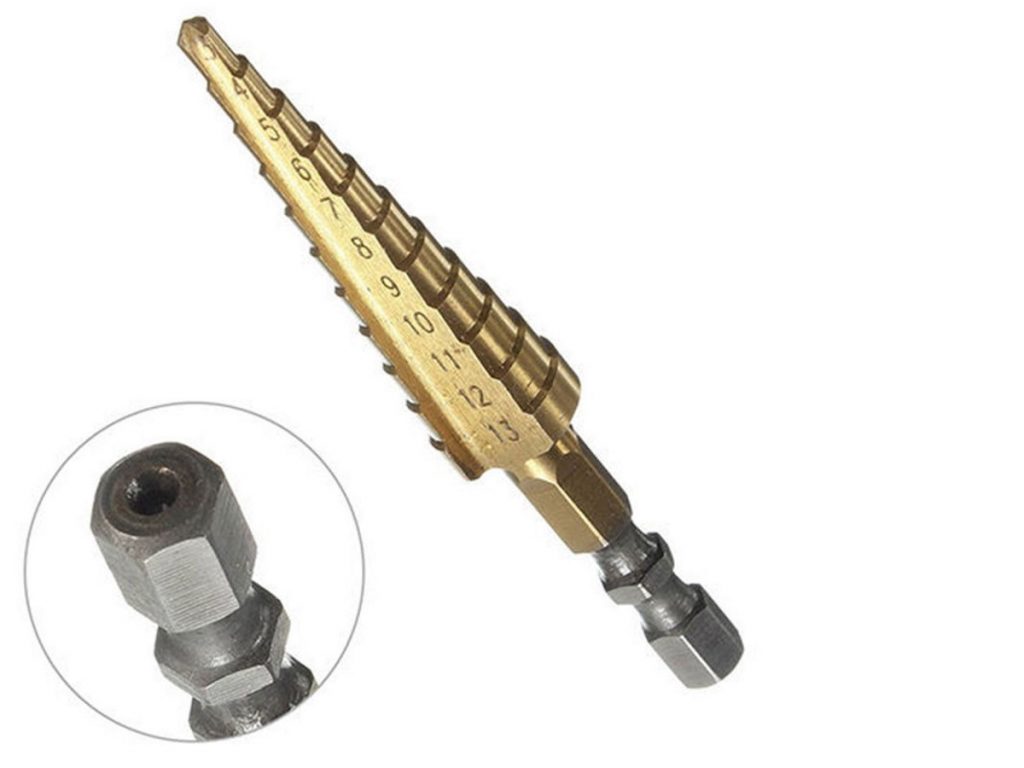 Step Drill HSS Titanium Coated 3mm – 13mm TRADE PACKS