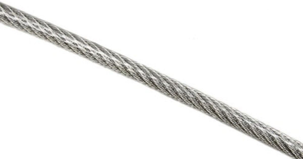 Security 0.6mm Tag Wire Coated Stainless Steel Wire Rope