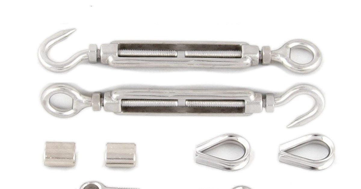 Hook Eye Turnbuckle Thimble Swage Short Eye Bolt LRMM