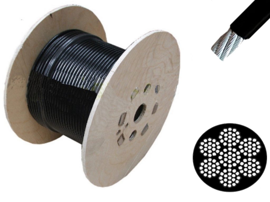 Gym Cable Professional Nylon Coated ALL SIZES