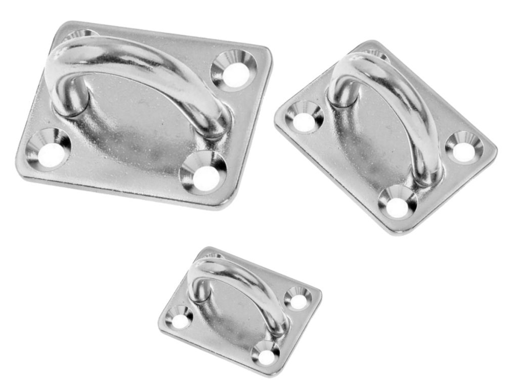 Eye Plate Rectangular Stainless Steel ALL SIZES