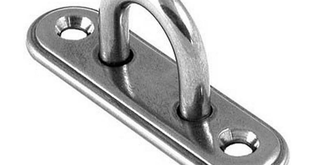 Eye Plate Oval Stainless Steel ALL SIZES