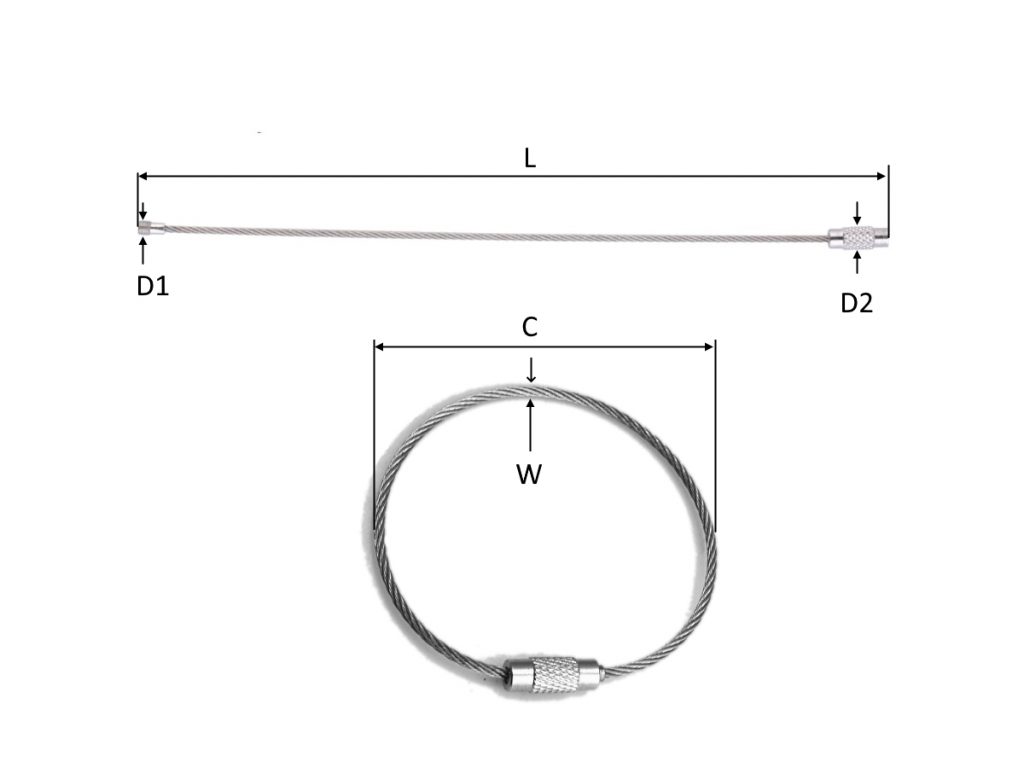 Tag Wire 1.5mm 150mm 7×7 G316 Stainless Steel TRADE PACKS