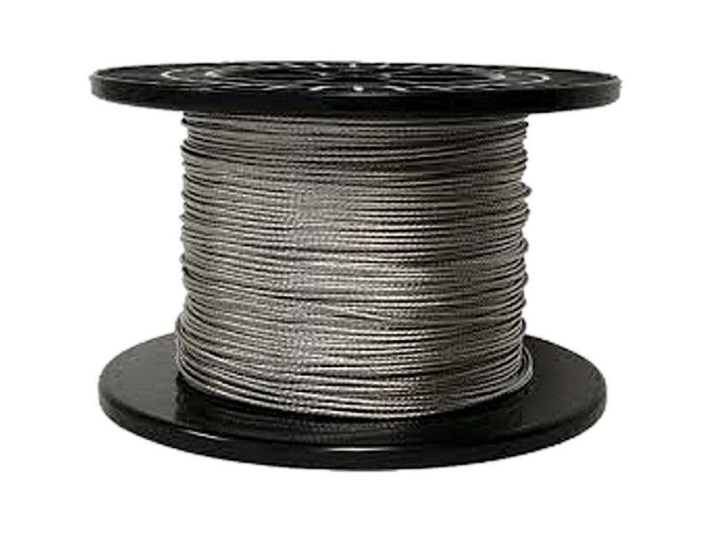 Security 0.6mm Tag Wire Coated Stainless Steel Wire Rope