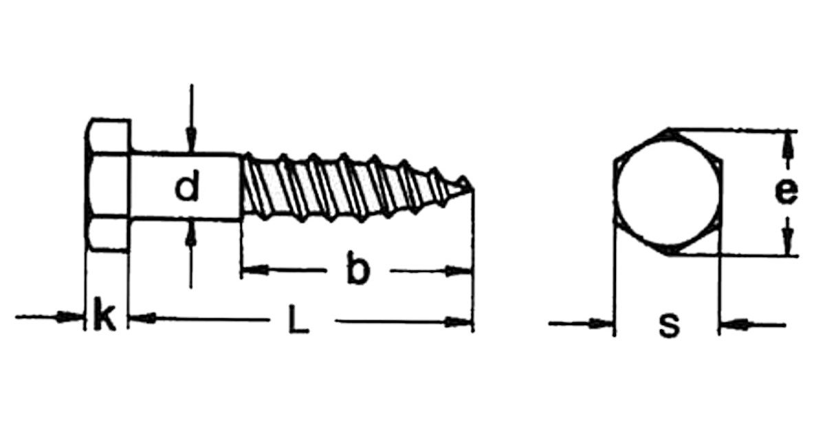 Lag Hex Screws 10mm x 50mm G316 Stainless Steel TRADE PACKS