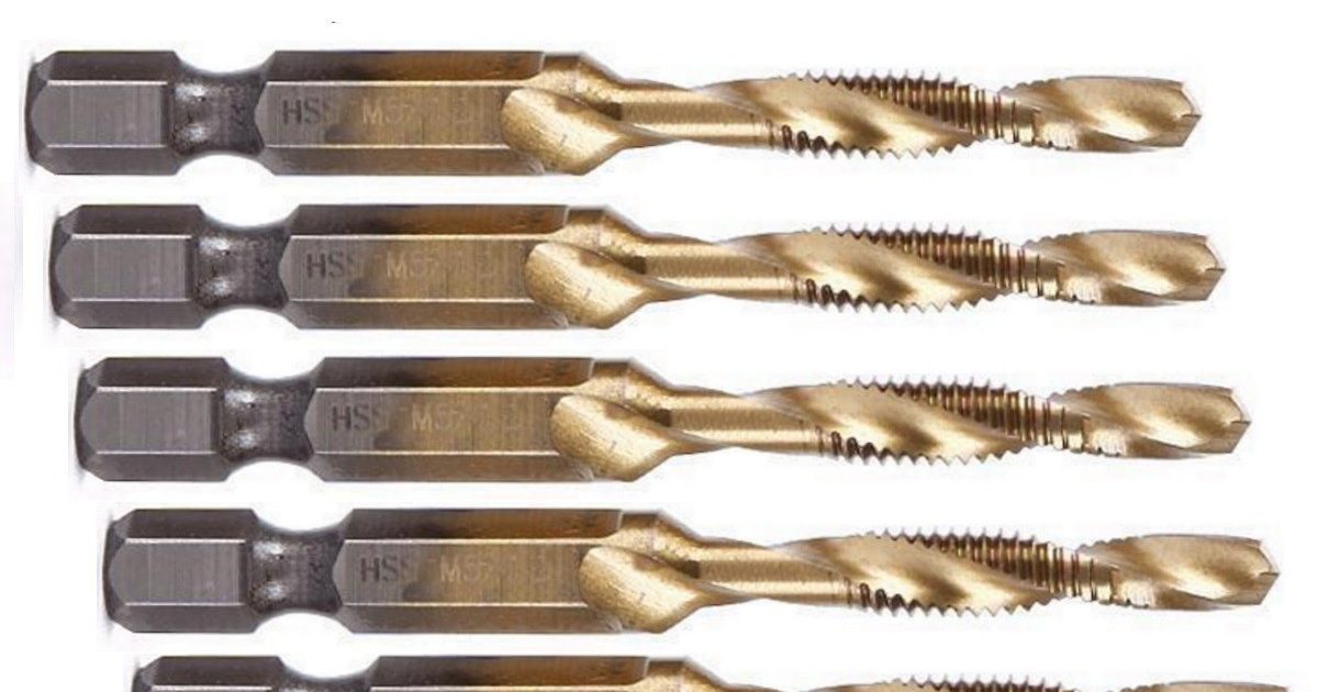 Drill Tap TiN HSS ALL SIZES