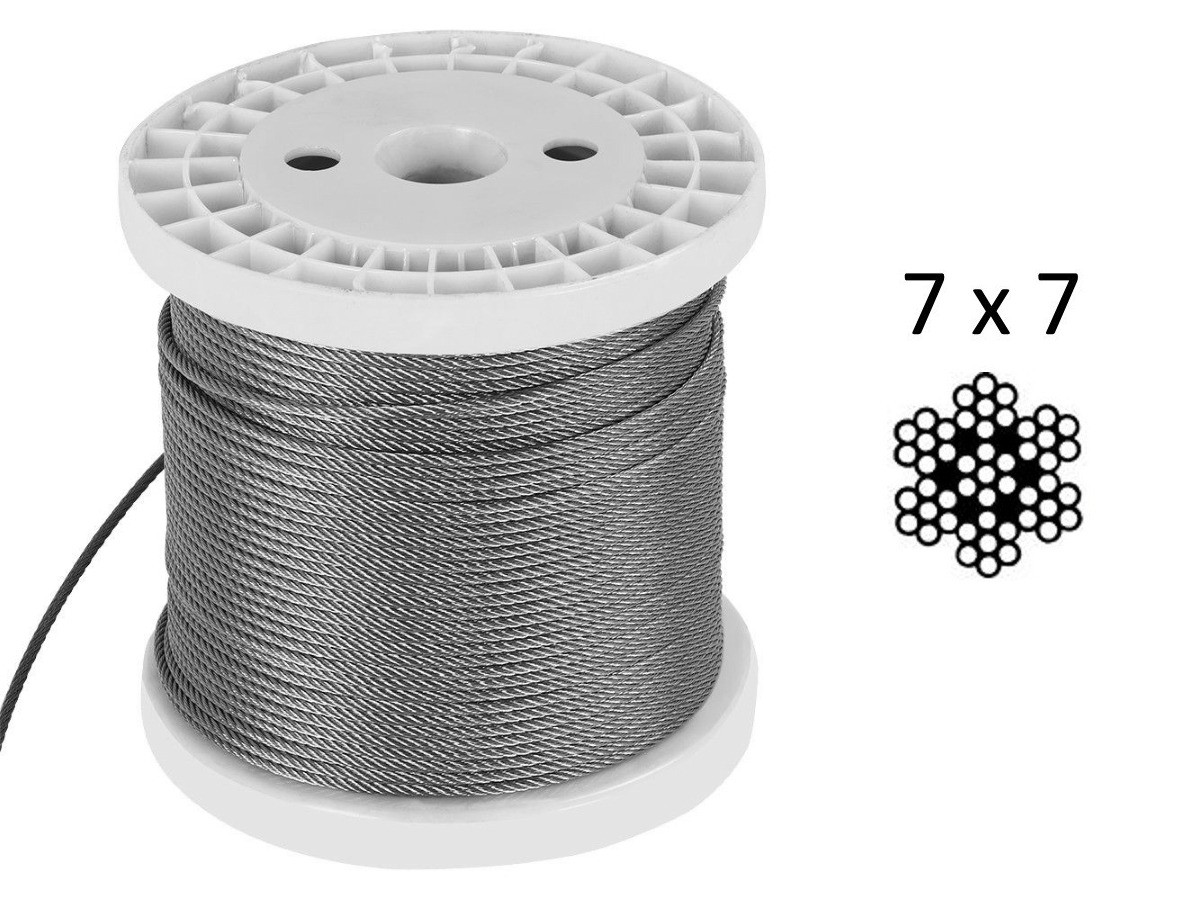0.6mm 7×7 G316 Stainless Steel Wire Rope – Low Cost Wire