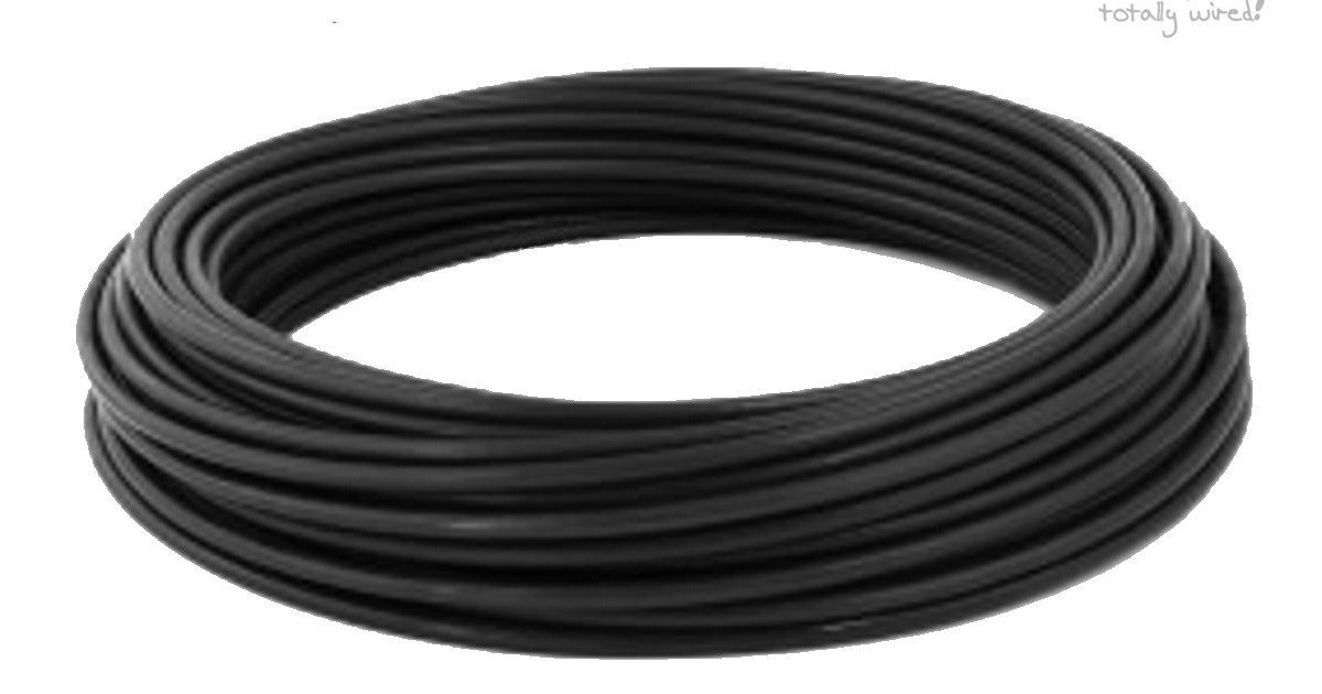 4.0mm 7×19 G1770 Black Coated Galvanised Steel Wire Rope
