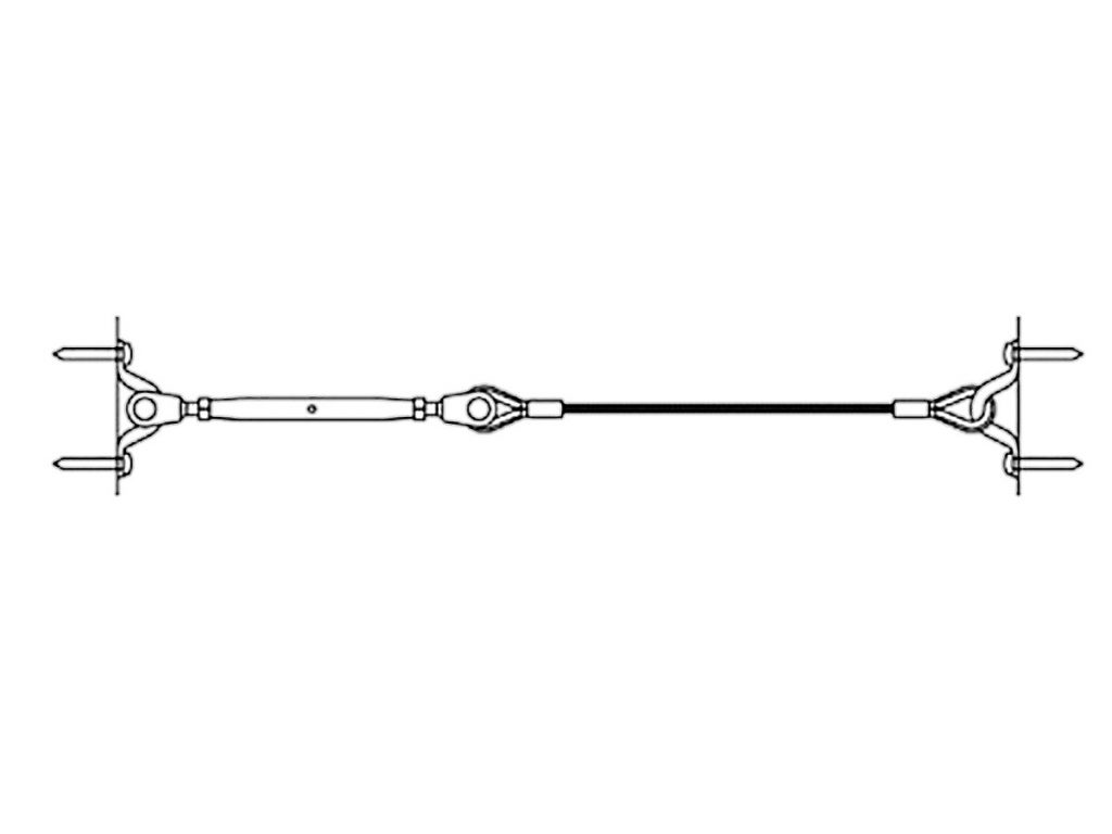 Jaw Jaw Rigging Screw Thimble Swage Saddle SR