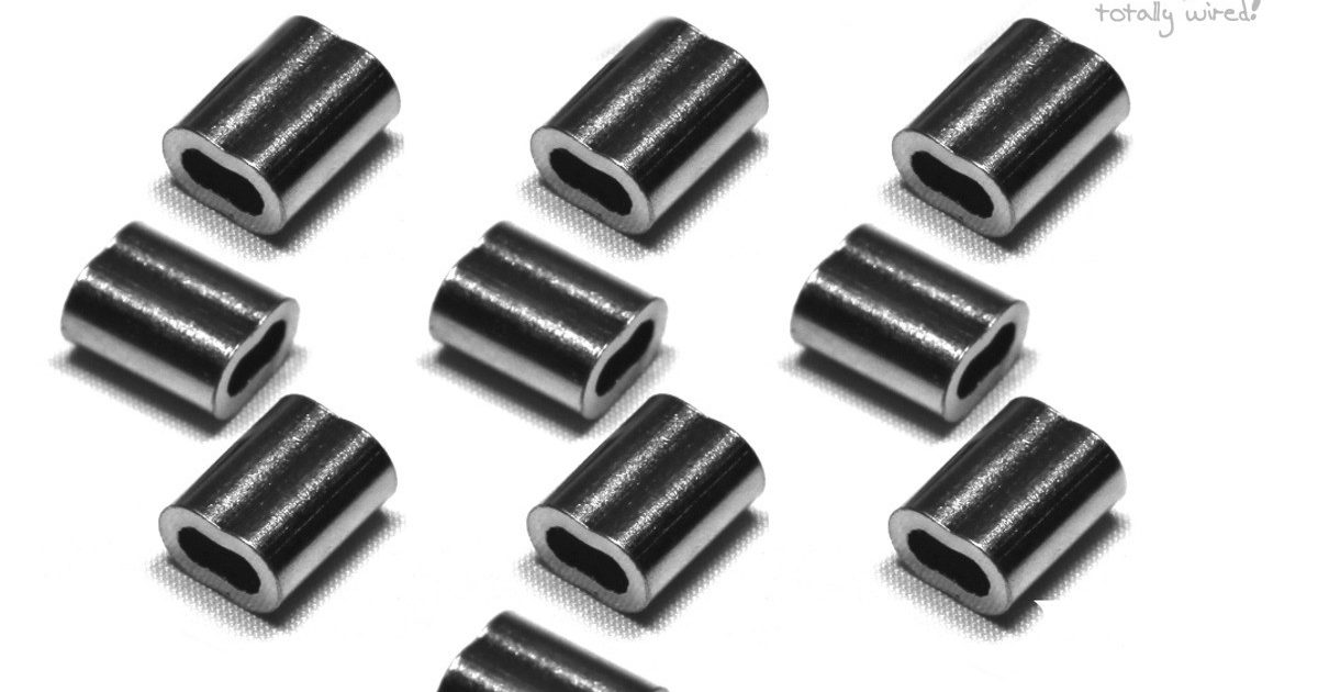 Oval Aluminium Swage Sleeves ALL SIZES