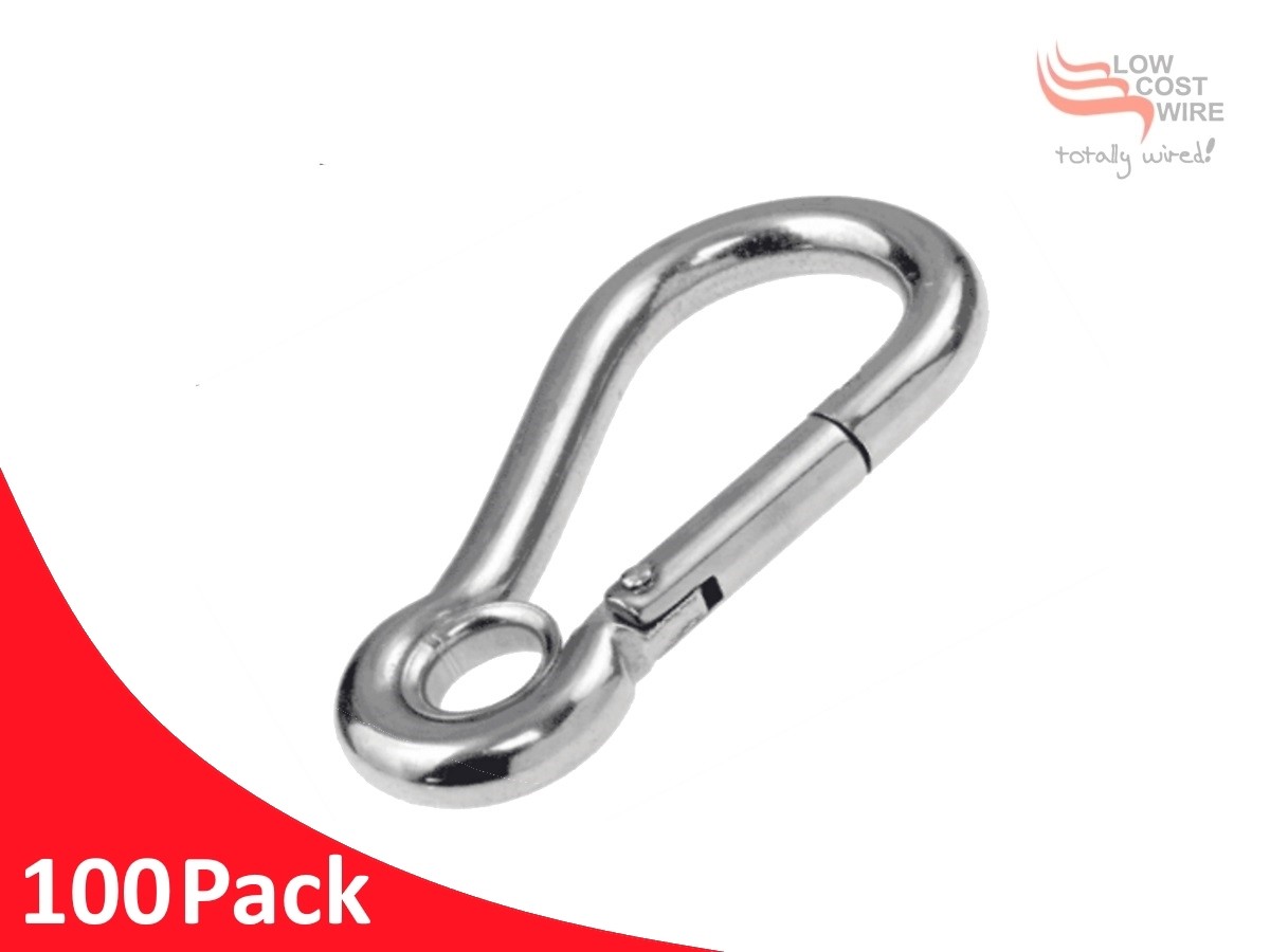 Spring Hook Thimble Eye G316 Stainless Steel for Security