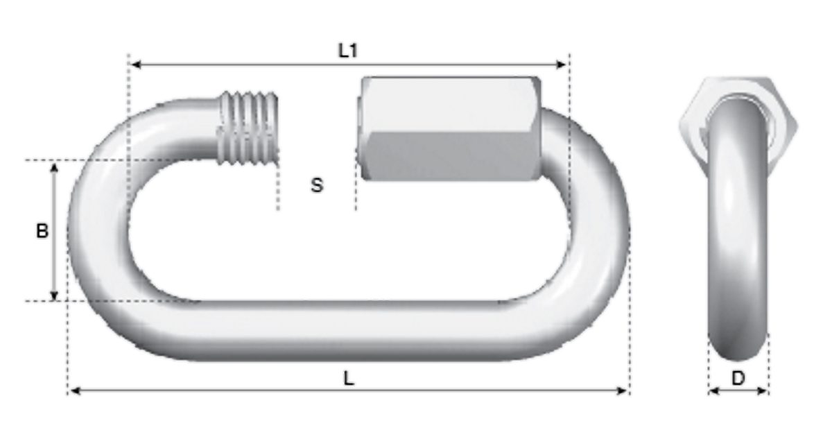 Chain Link G316 Stainless Steel ALL SIZES