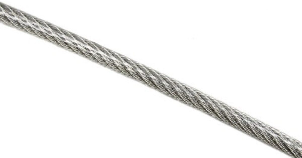 3.0mm 7×19 G316 Clear Coated Stainless Steel Wire Rope