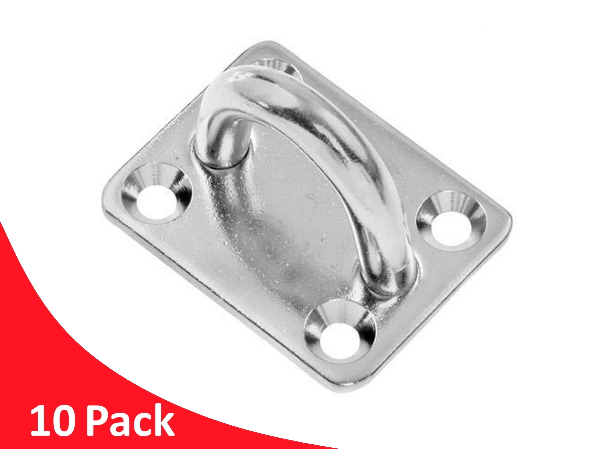 Eye Plate Rectangular G316 Stainless Steel ALL SIZES – Low Cost Wire