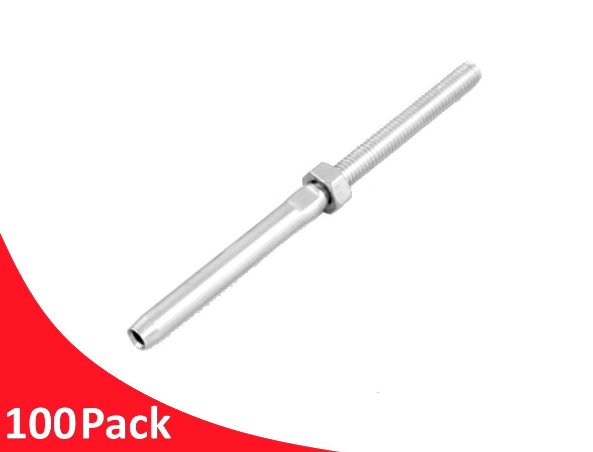 Swage Bolt M6 RHT 4.0mm G316 Stainless Steel TRADE PACKS