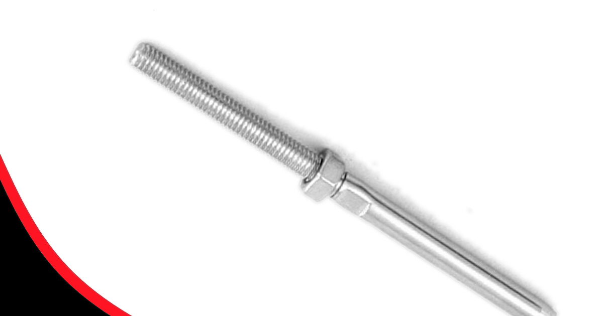 Swage Bolt M6 LHT 4.0mm G316 Stainless Steel TRADE PACKS