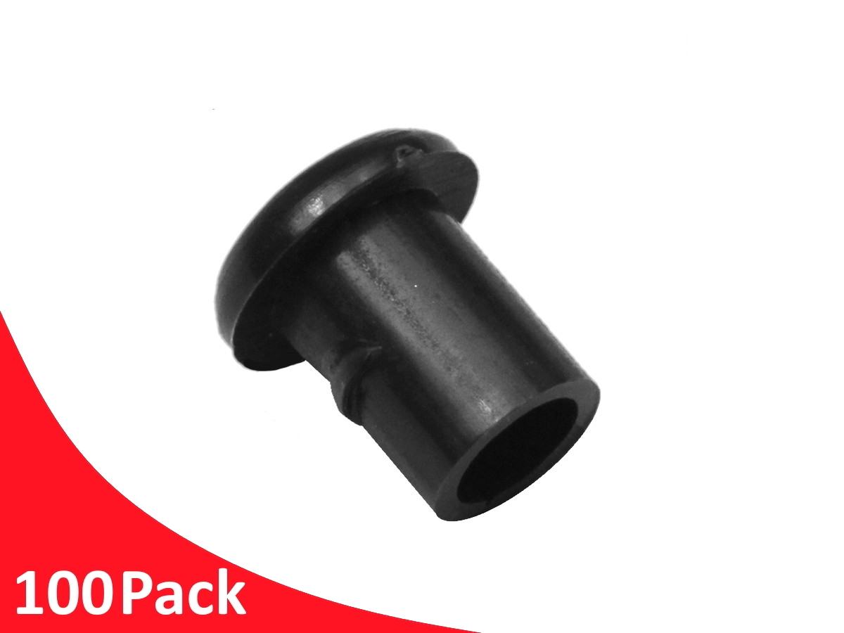 Black Nylon Large Split Ring Grommets