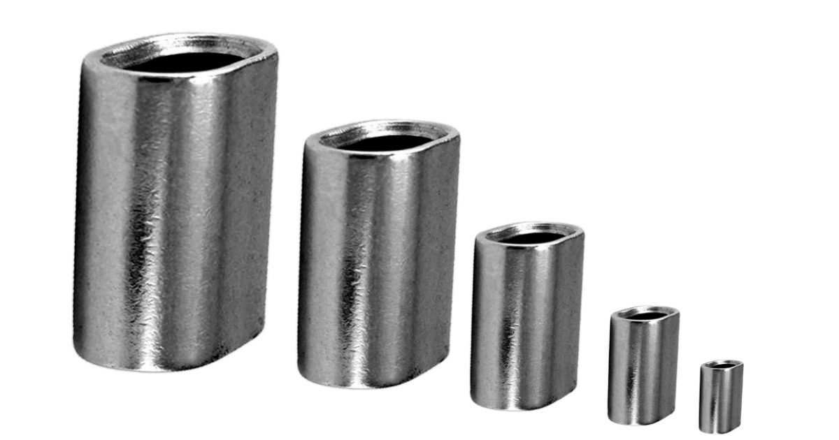 Oval Stainless Steel Swage Sleeves ALL SIZES