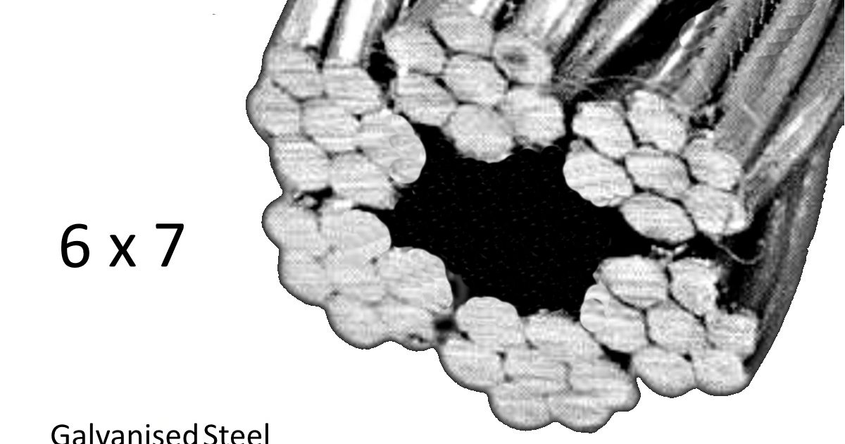 1.6mm 6×7 G1570 Galvanised Steel Wire Rope
