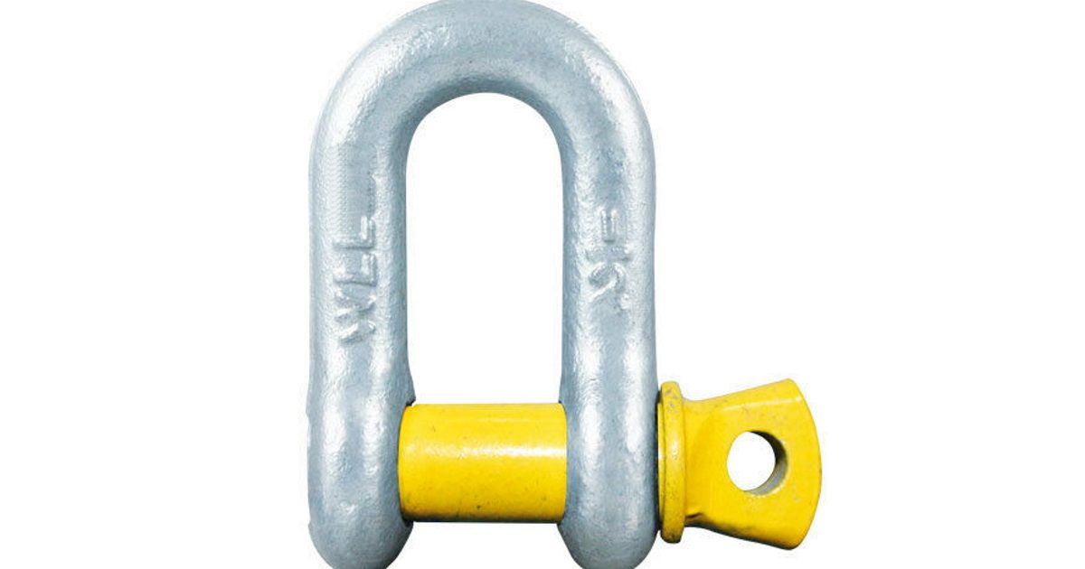 Dee Shackle “S” Rated Galvanised Steel ALL SIZES – Low Cost Wire