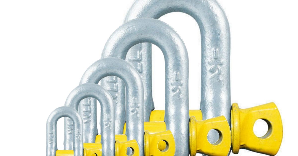 Dee Shackle “S” Rated Galvanised Steel ALL SIZES