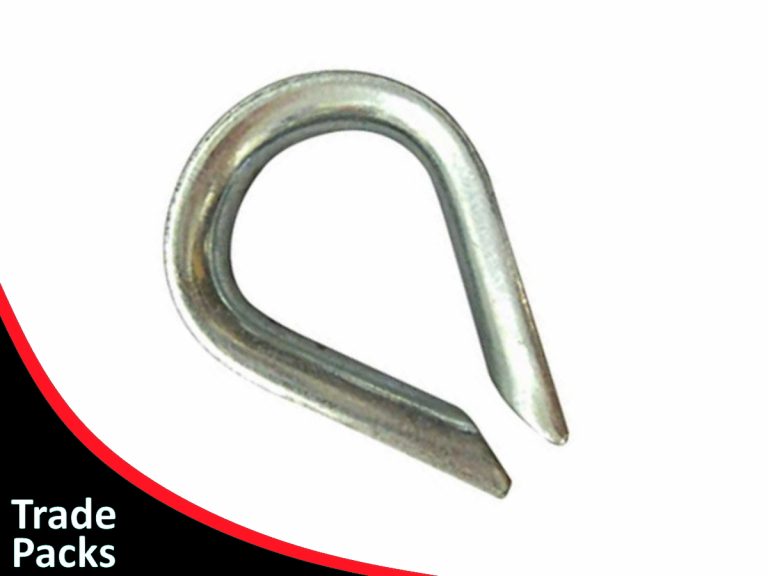 Wire Rope Thimbles Zinc Plated Steel ALL SIZES