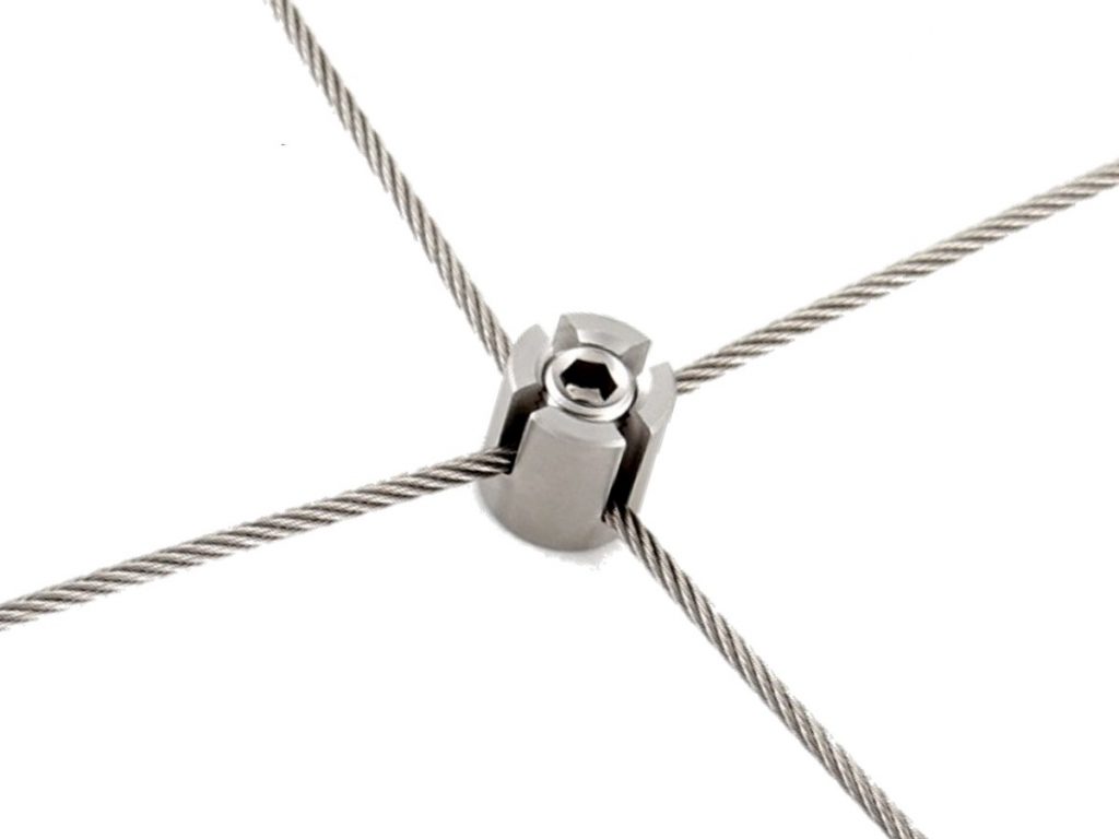 Vertical 3.2mm Flat Section Wire Dropper G316 Stainless Steel