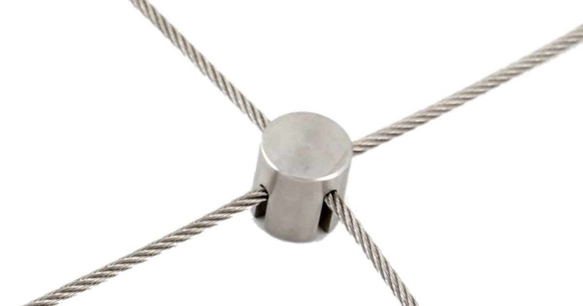 Vertical 4.0mm Stair Section Wire Dropper G316 Stainless Steel