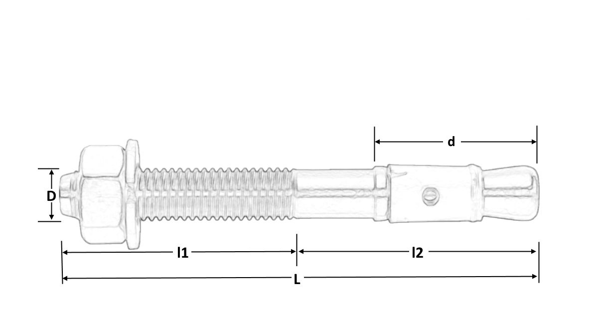 Through Bolt G316 Stainless Steel ALL SIZES