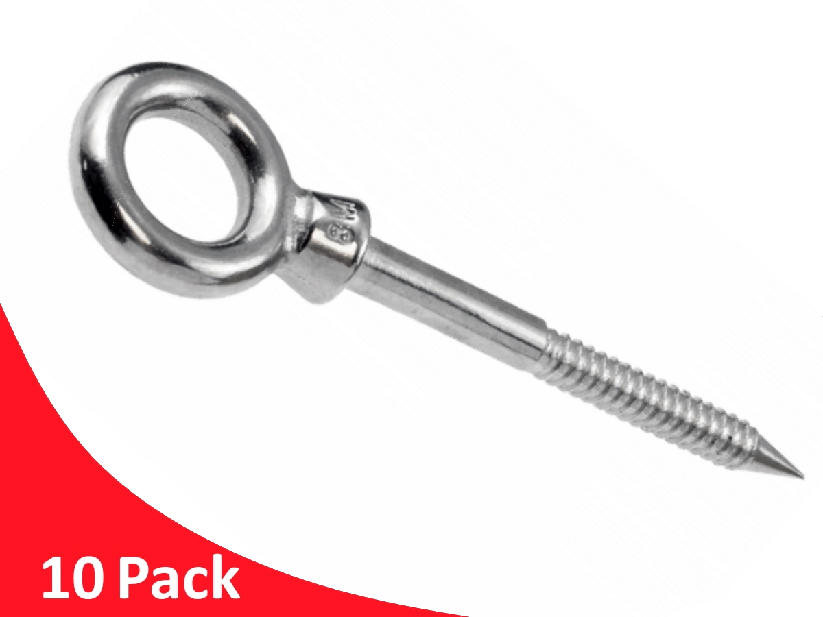 Collared Eye Screw G316 Stainless Steel ALL SIZES