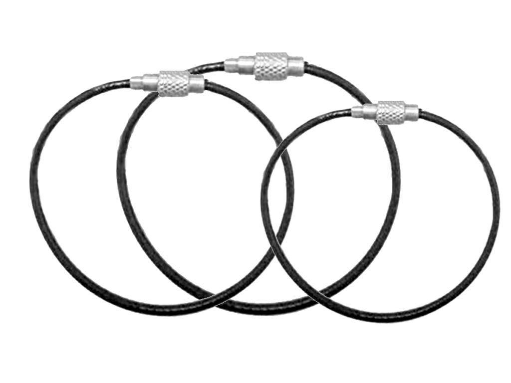 Tag Wire 1.5mm Black Coated G316 Stainless Steel Wire Rope ALL SIZES