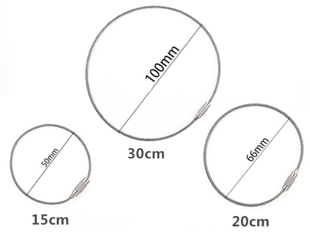 Tag Wire 1.5mm Coated G316 Stainless Steel Wire Rope ALL SIZES