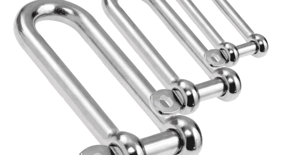 Dee Shackle Long G316 Stainless Steel ALL SIZES