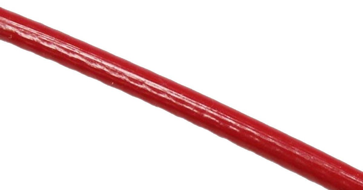 3.2mm 7×7 G316 Red Coated Stainless Steel Wire Rope