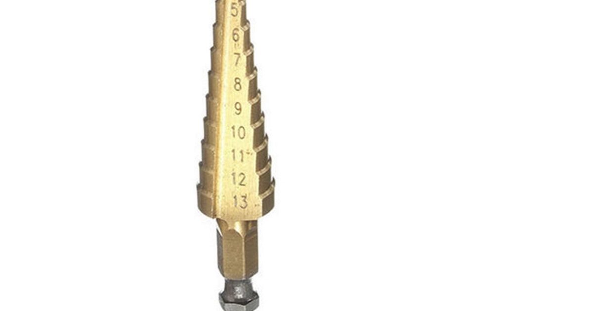 Step Drill HSS Titanium Coated 3mm – 13mm