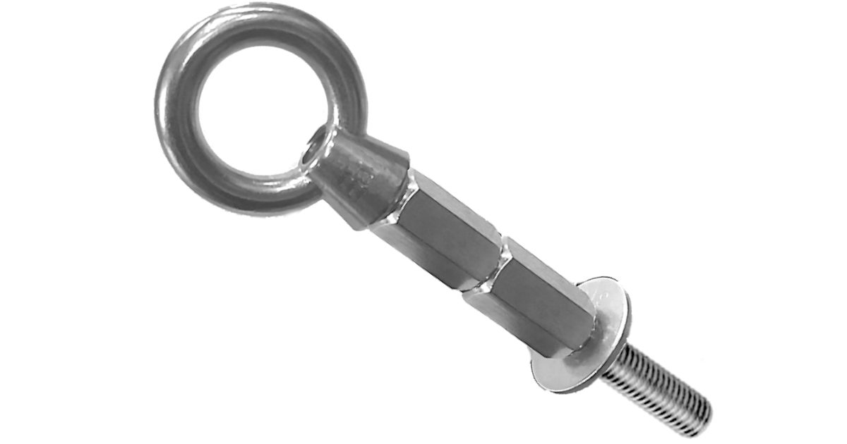 Welded Eye Timber Anchor M8 G316 Stainless Steel