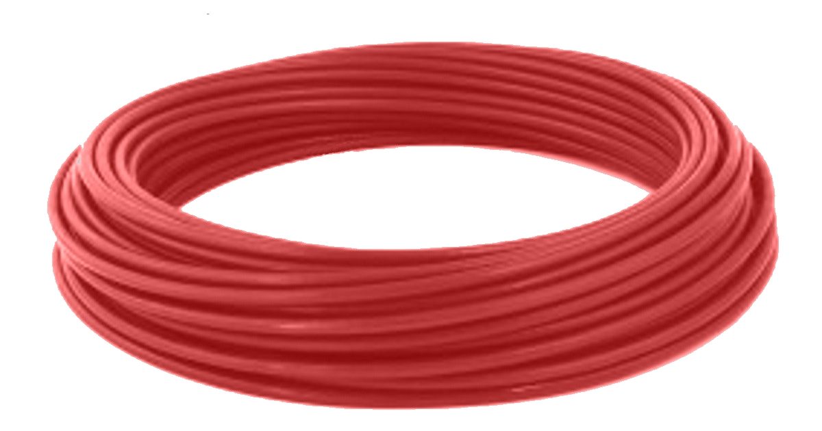 2.0mm 6×7 G1570 Red Coated Galvanised Steel Wire Rope
